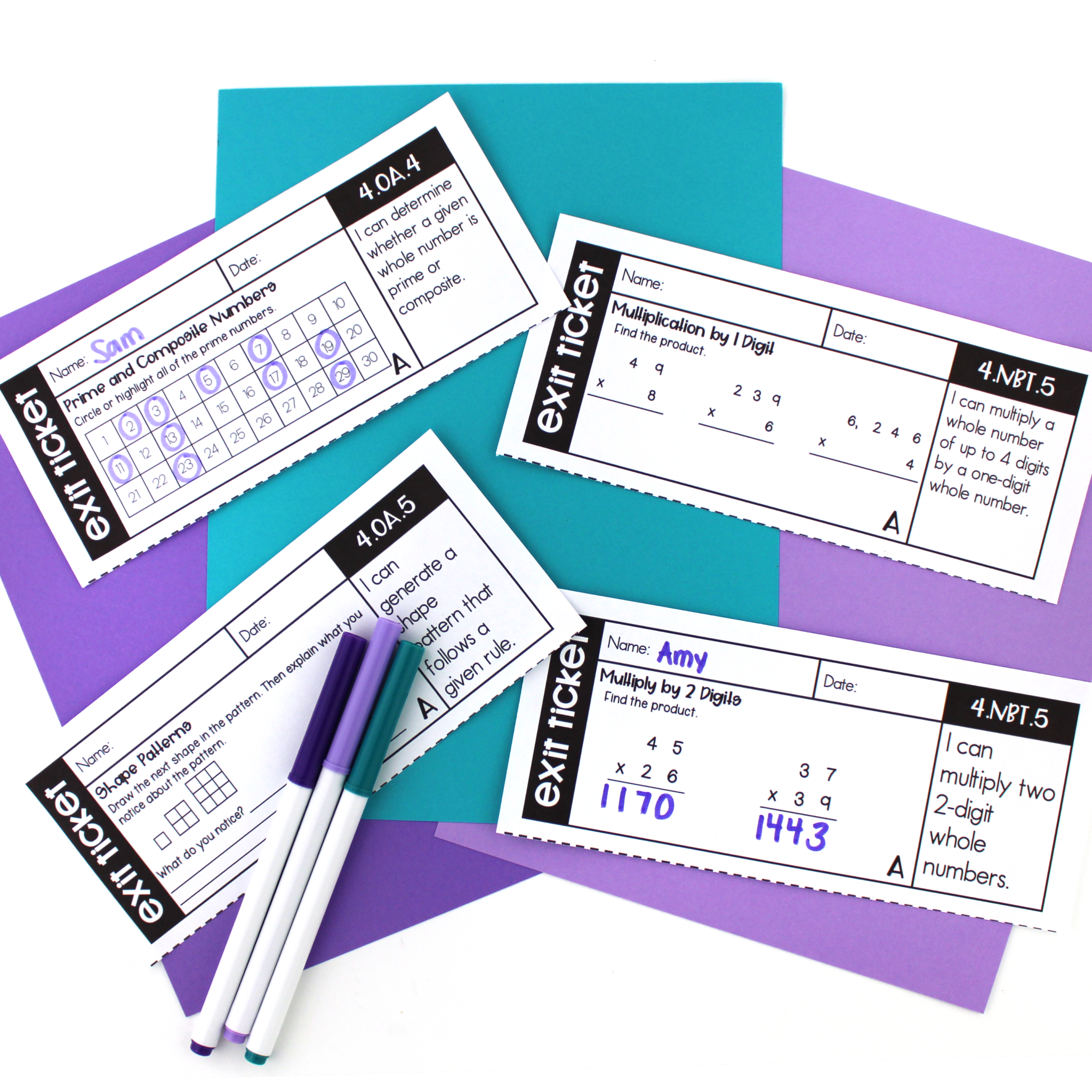 Math Exit Tickets: A Teacher's Secret Tool for Monitoring Student ...